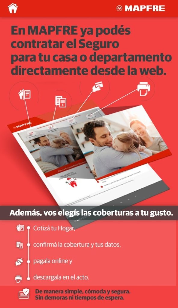 MAPFRE lanza la venta on line de Seguros para Hogar - 100% SEGURO