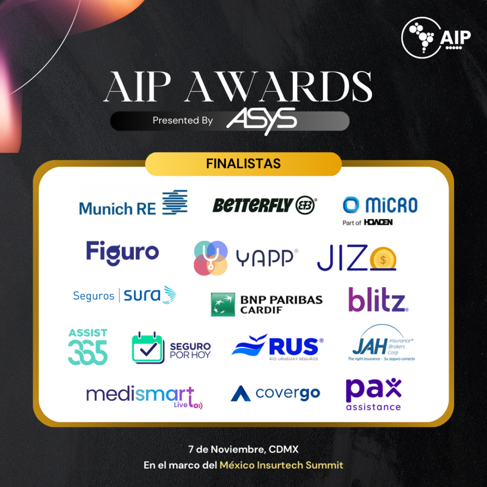 La Alianza Insurtech Panamericana anunció los finalistas de los AIP Awards 2024 - 100% SEGURO