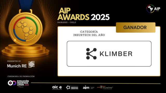 Klimber, premiada como “Insurtech del Año” en los AIP Awards durante EILA 2025 - 100% SEGURO